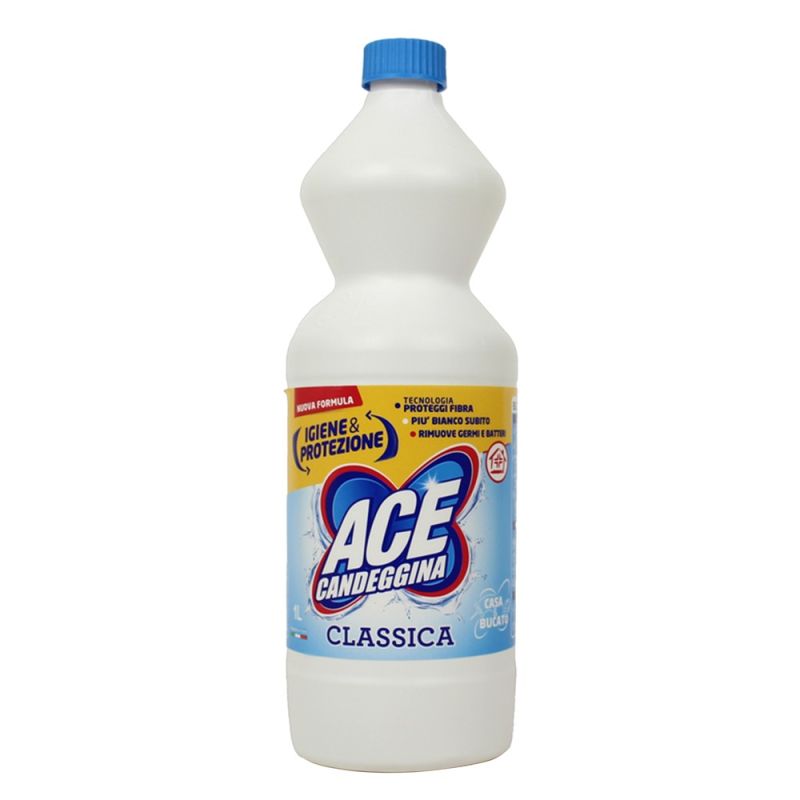 Hygienic toilet detergent, Ace, candeggina, Classica, 1 lt,