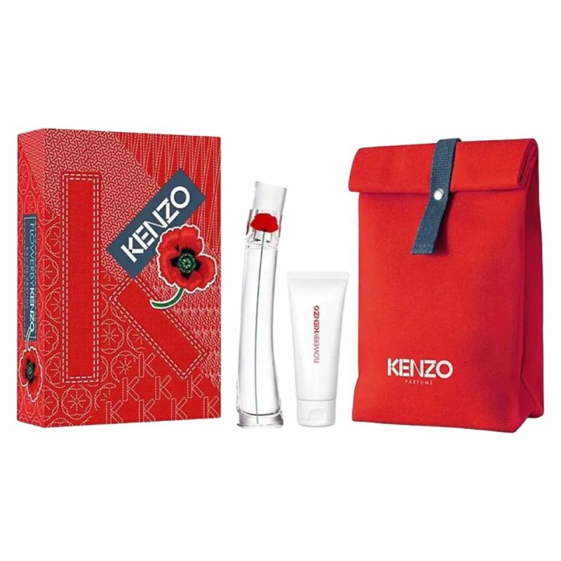 Set Kenzo, Flower, EDP, 50 ml + BL + Pouch | Megatek