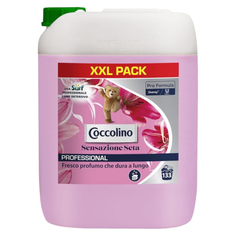 Zbutes rrobash i koncentruar, Coccolino, Seta, 10 lt, 1 cope