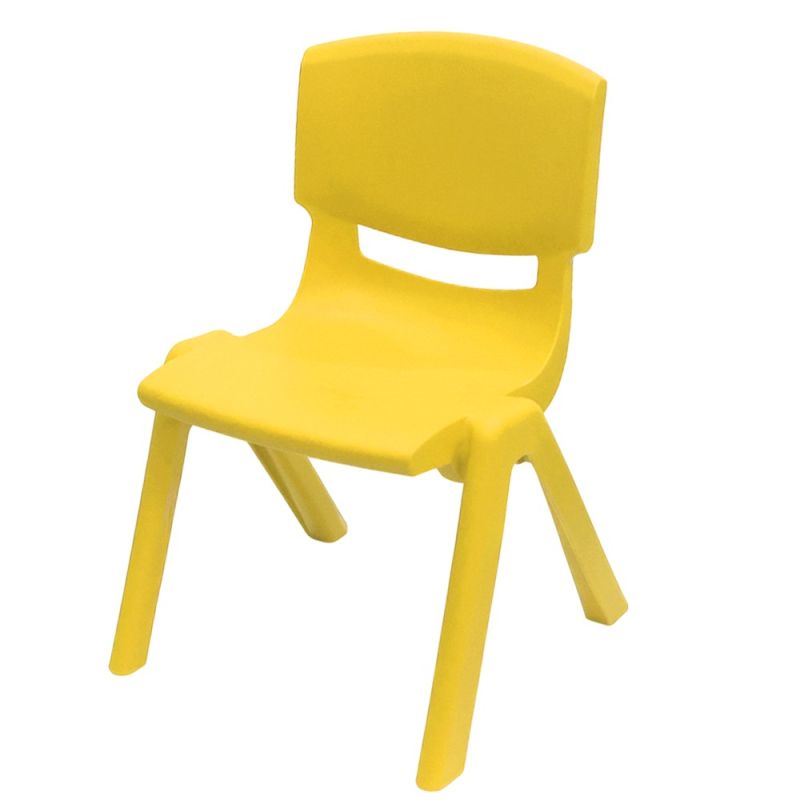 Karrige per femije, Baby TOP, e verdhe, 40x32x50 cm, polipro