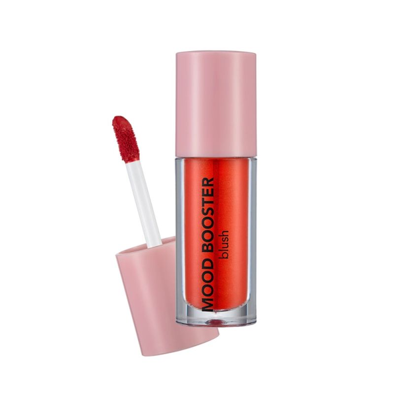 Blush Liquid, Flormar, Mood Booster, 004 Feel the red, 1 cop