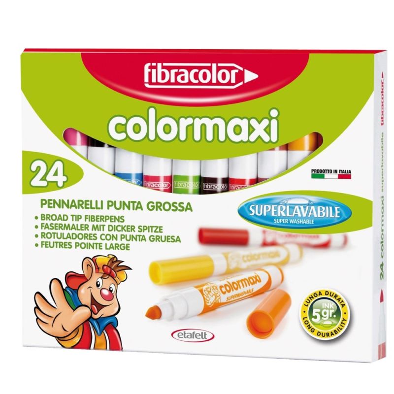 Water paints, Fibracolor, Colormaxi, 24 colors, 1 pack | Meg