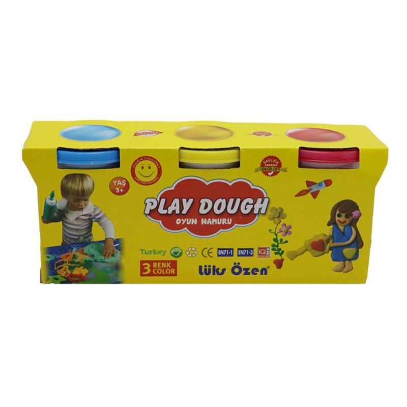 Plasticin, Play Dough, 3 colour, 1 pack | Megatek