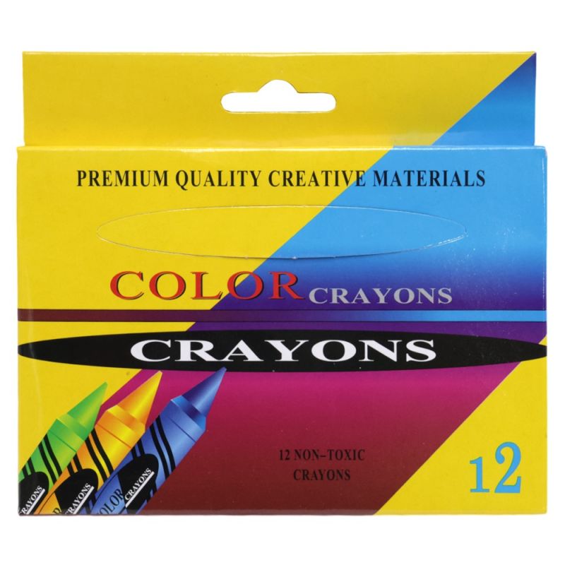 Fat paints, Crayons Color, 12 colors, 1 pack | Megatek