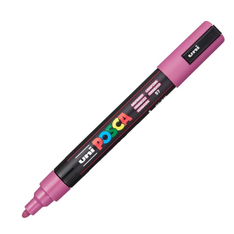 Water-based marker, UNI MARKER POSCA PC-5M RASPBERRY (MJEDER