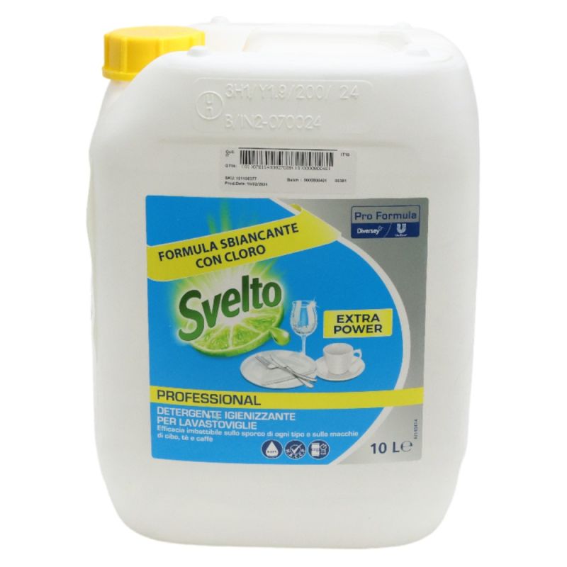 Detergent for dishwasher, Svelto, Extra Power, 10 lt, 1 piec