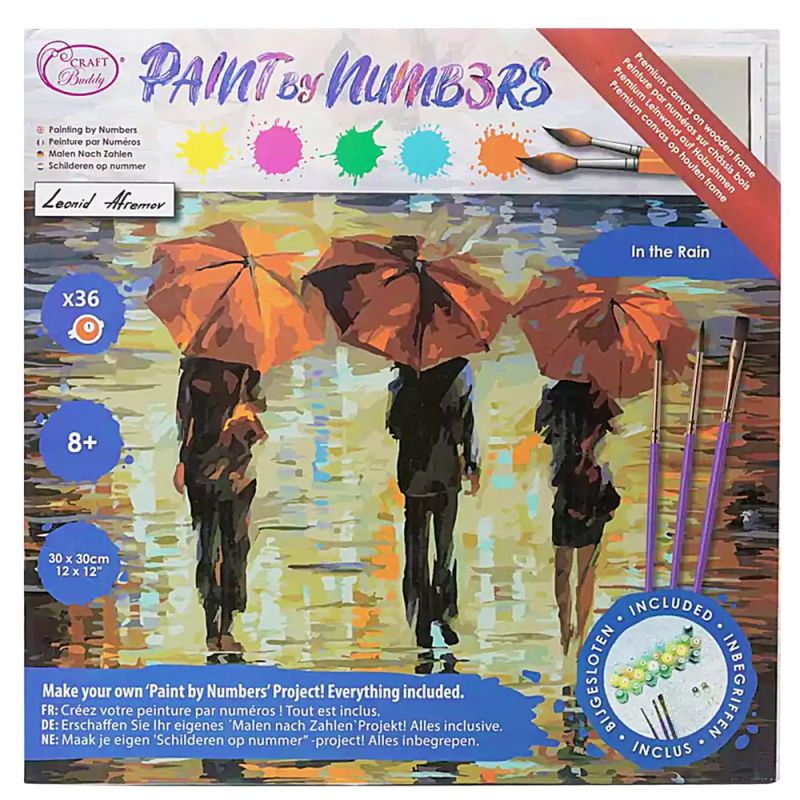 Paint by numbers, Craft Buddy, Change, 30x30 cm, +8 years, 1