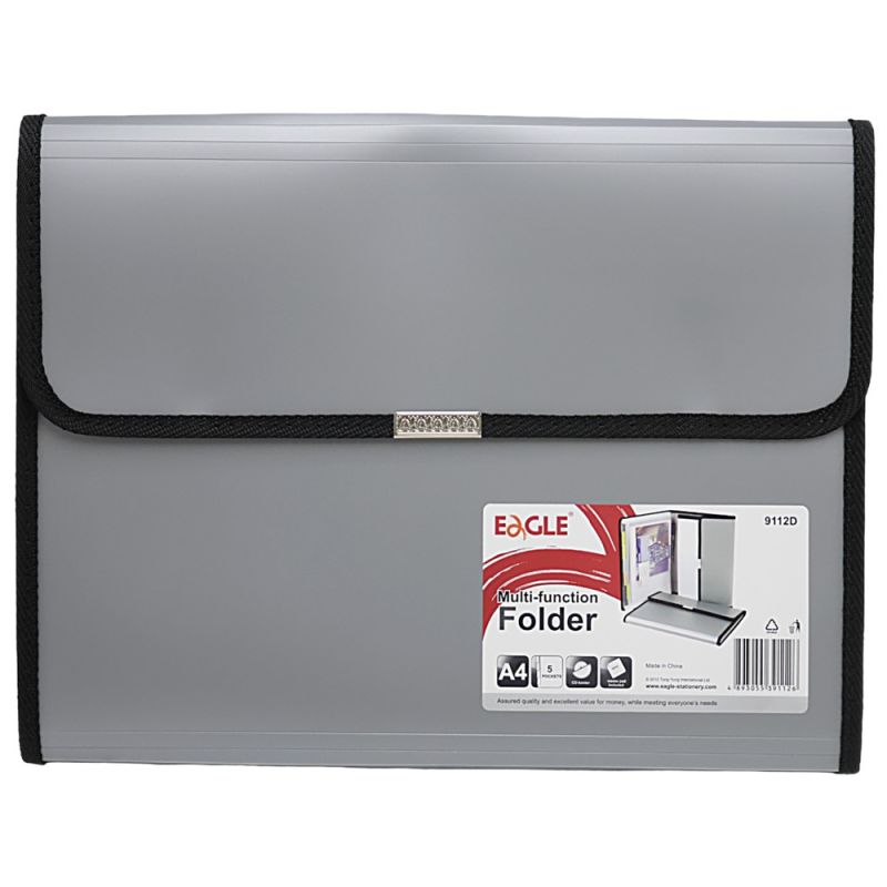 Multifunctional folder, Eagle, gray, 1 piece | Megatek