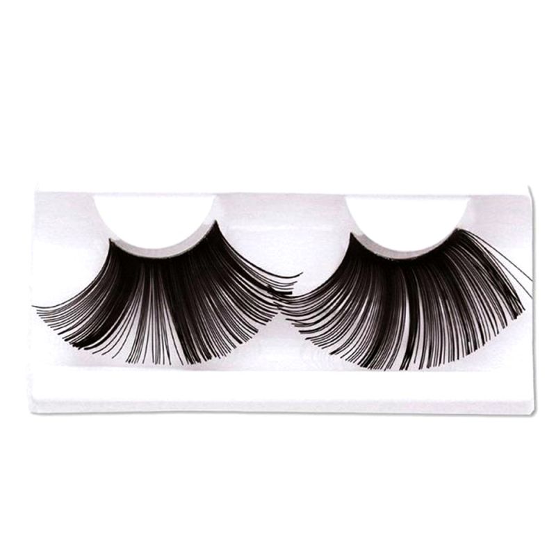 Bright black jumbo eyelashes, 2 pcs | Megatek
