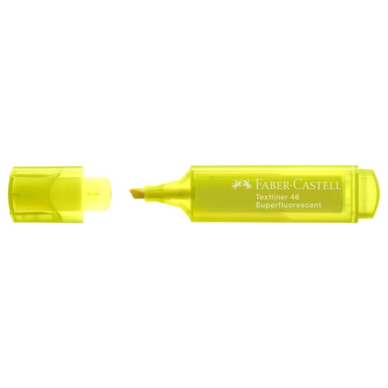 Highlighter, Faber-Castell, Text Marker, yellow, 1 piece | M