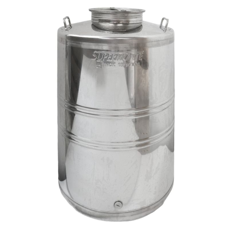 Stainless steel can for oil, 100 lt, 1 piece | Megatek