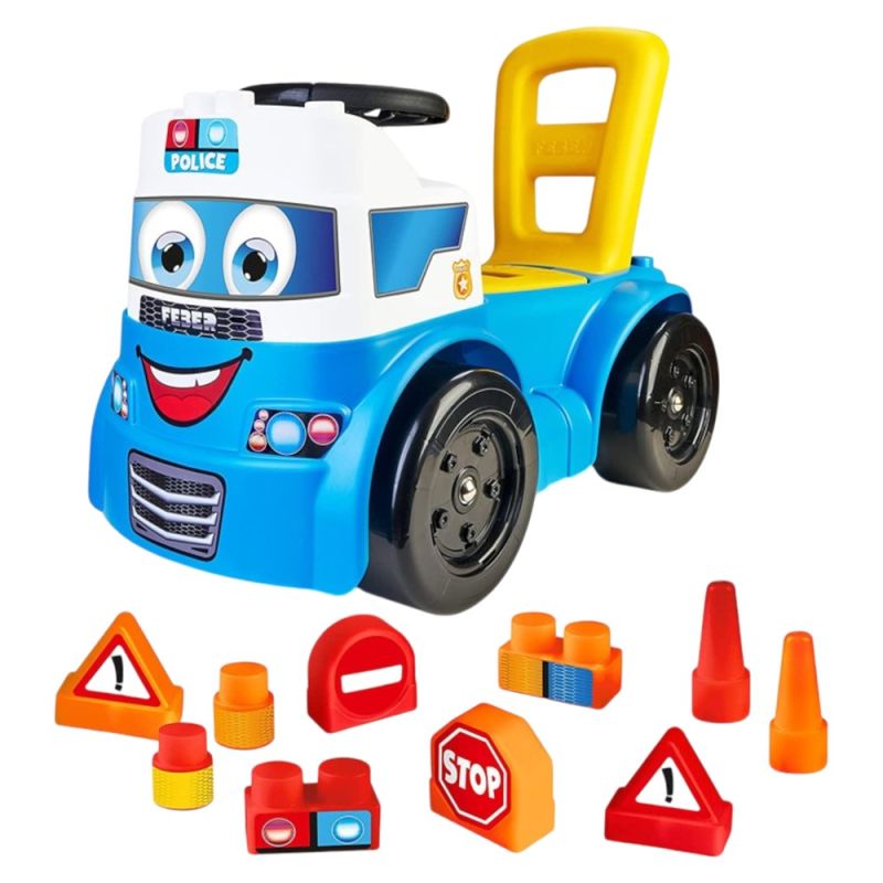Toy for children, Feber, Motofeber, Blocks Police, 3 in 1, p