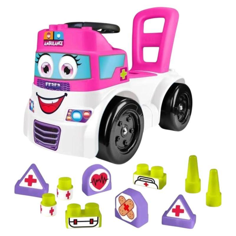 Toy for children, Feber, Motofeber, Blocks Ambulance, 3 in 1