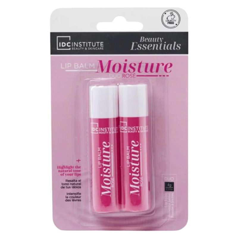 Lip balm, IDC Institute, Rose, 2x4 gr, 1 pack | Megatek