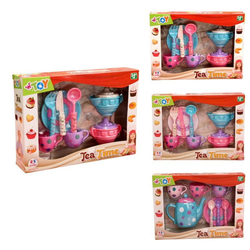 Lodër për fëmijë, Globo, set servirje, filaxhanë caji+ibrik,