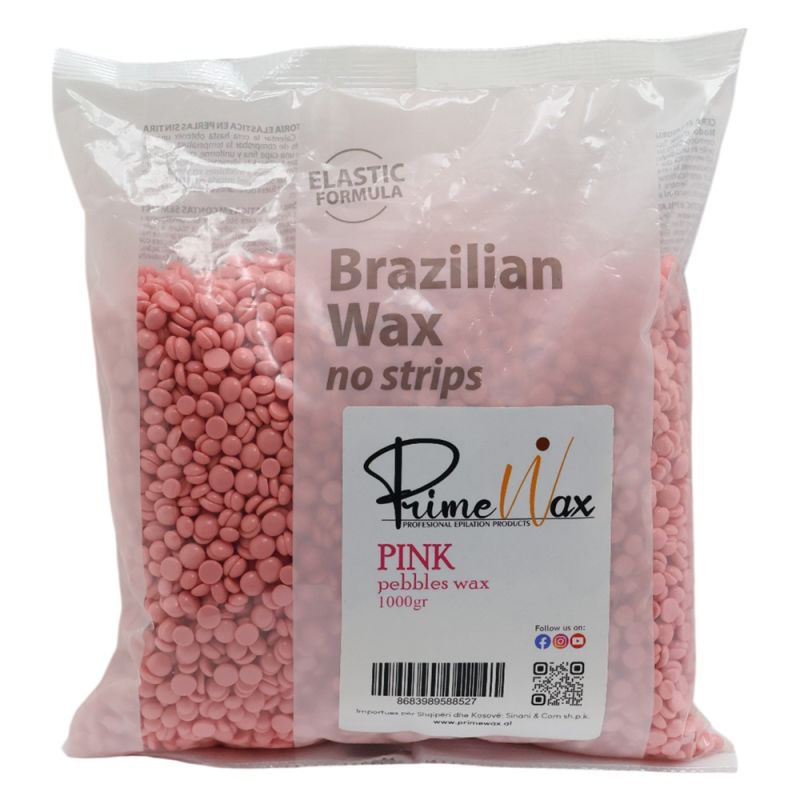 Depilatory wax with granules, Prime Wax Epilator, Pink Cream