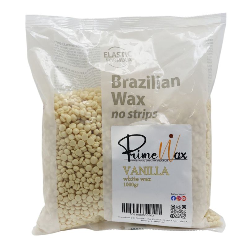 Depilatory wax with granules, Prime Wax Epilator, Vanilla Cr