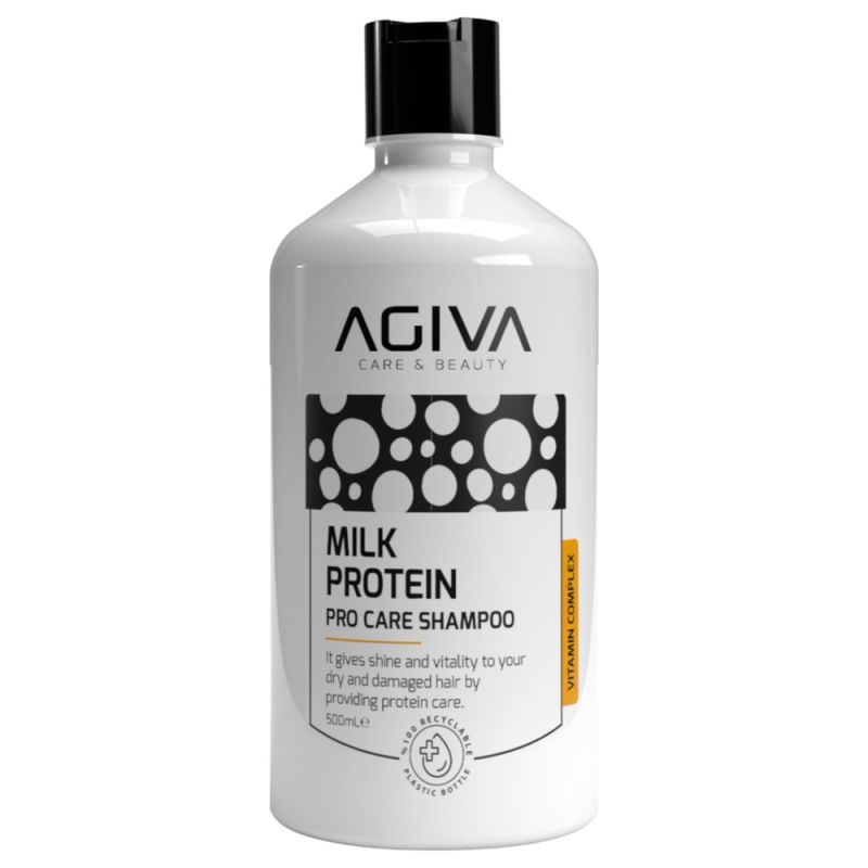 Shampoo for dry and damaged hair, Agiva, Milk Protein, Pro C