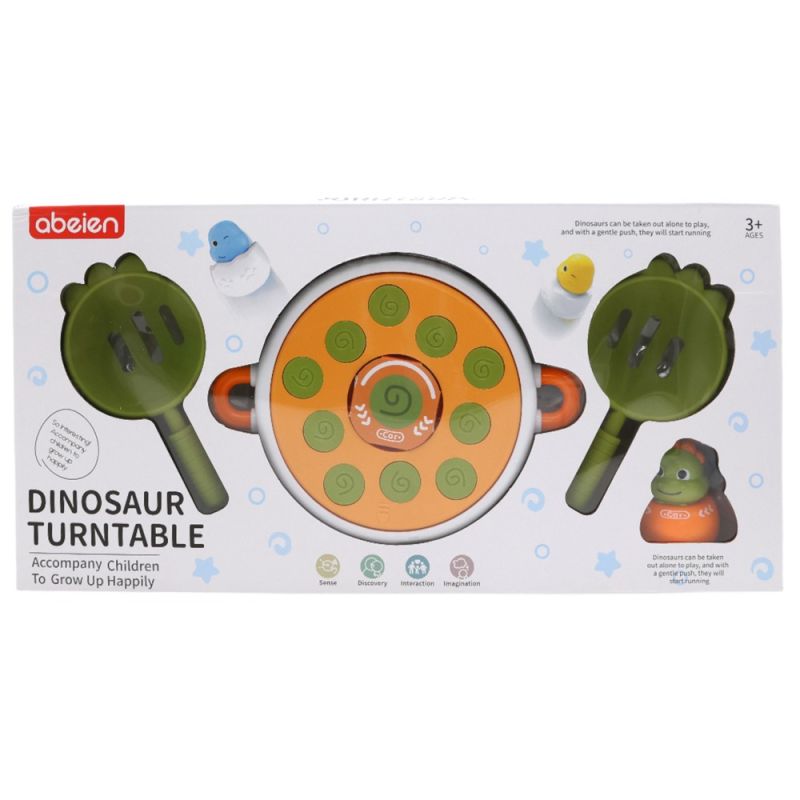 Lodër për fëmijë, Dinosaur Turntable, jeshile, 1 copë | Mega