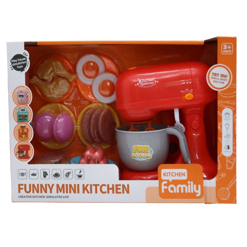 Children's toy, Kitchen Family, mixer with accessories, batt