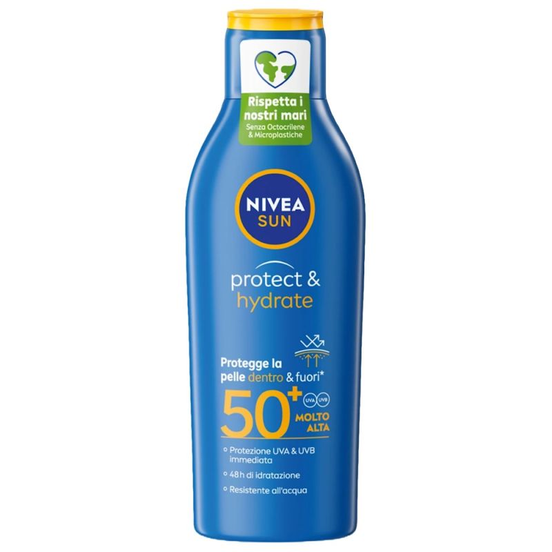 Sunscreen Milk, Nivea, Protect & Hydrate, SPF 50, 200 ml, 1