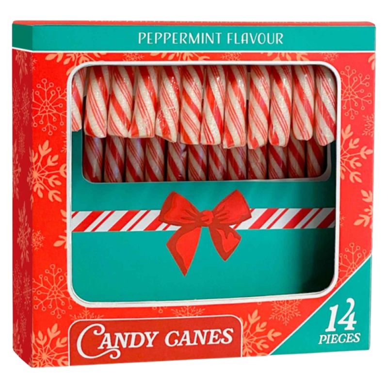 Sweets, Candy Canes, Peppermint, 168 gr, 1 piece | Megatek