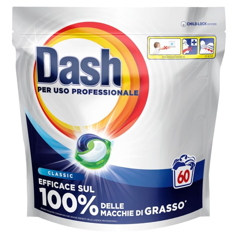 Laundry detergent capsule, Dash, Professional, All in one, 6