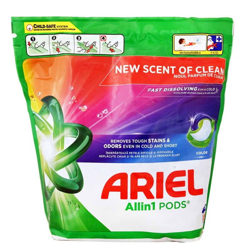 Laundry detergent capsule, Ariel, Color, 60 capsules, 1 piec