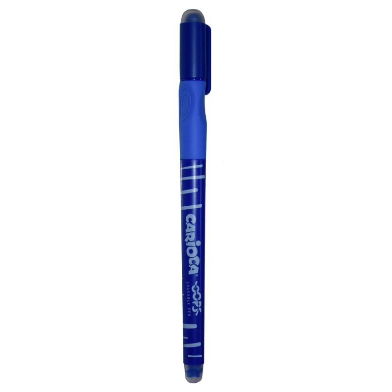 Rubber pen, Carioca, blue, 0.7 mm | Megatek