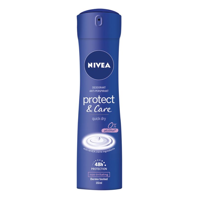 Spray deodorant Protect&Care, Nivea, plastic and metal, 150