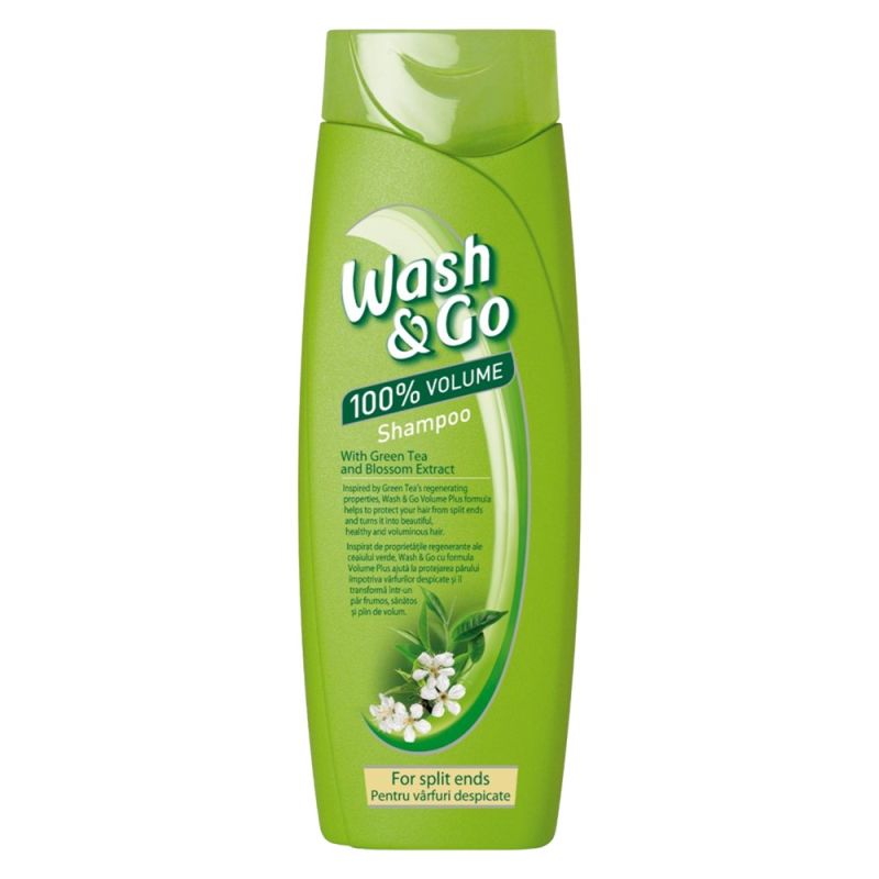Shampo flokësh për volum, me efekt rigjenerues, Wash & Go, p