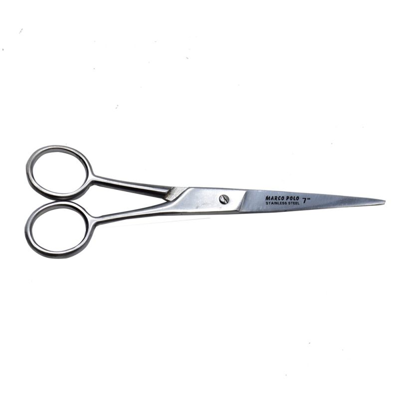 Tailoring scissors, Marco Polo, metal, 16 cm, black and silv