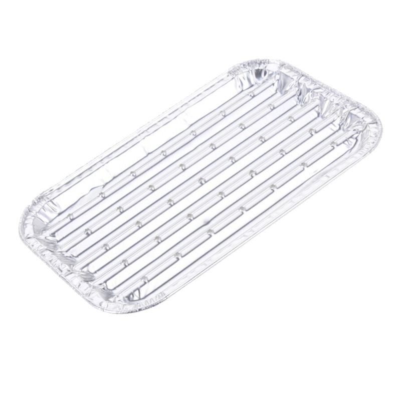 Aluminum plate for barbecue and grilling, BBQ, aluminum, 18.