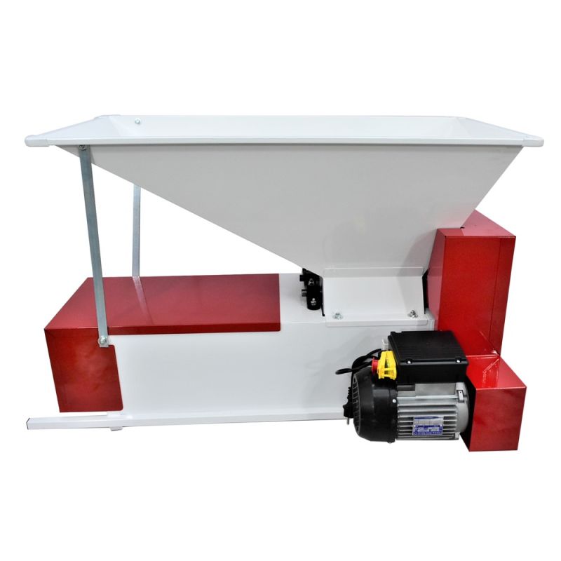 Electric grape squeezing machine, with motor, enameled stain