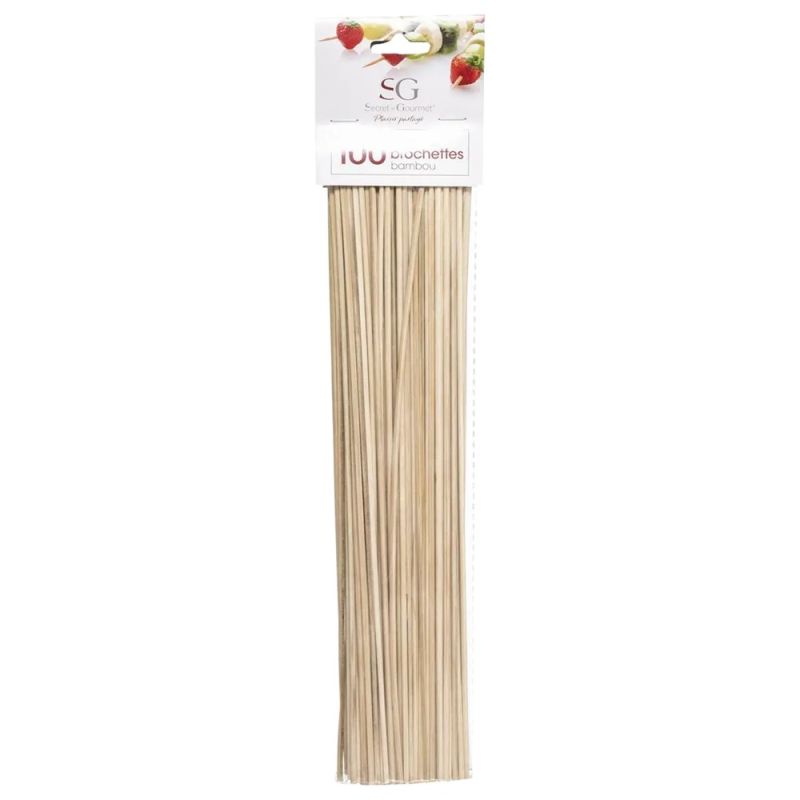 Kitchen sticks (100 cp), bamboo, natural, 30 cm | Megatek