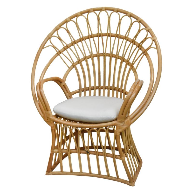 Blanca chair, rattan, brown, 97x67xH120 cm | Megatek
