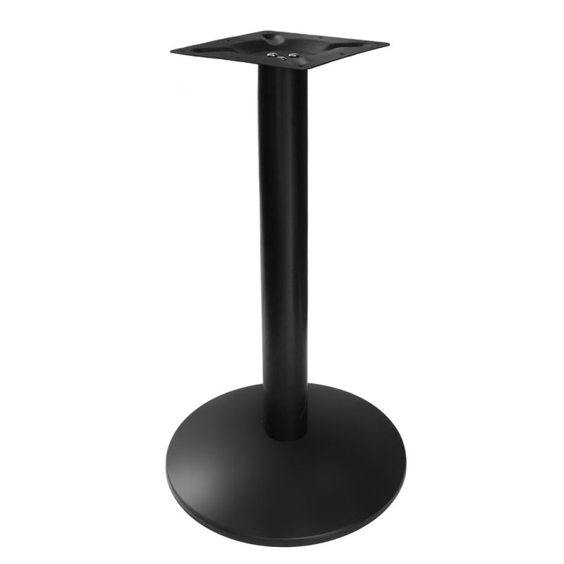 Table base round, metalic, black, Dia.42x72 cm | Megatek