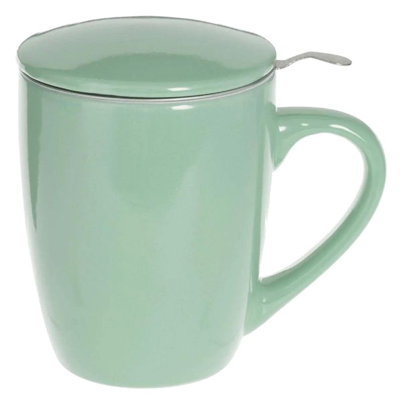 Filxhan çaji me kapak dhe filtër, qeramikë/inoks, bojqelli,