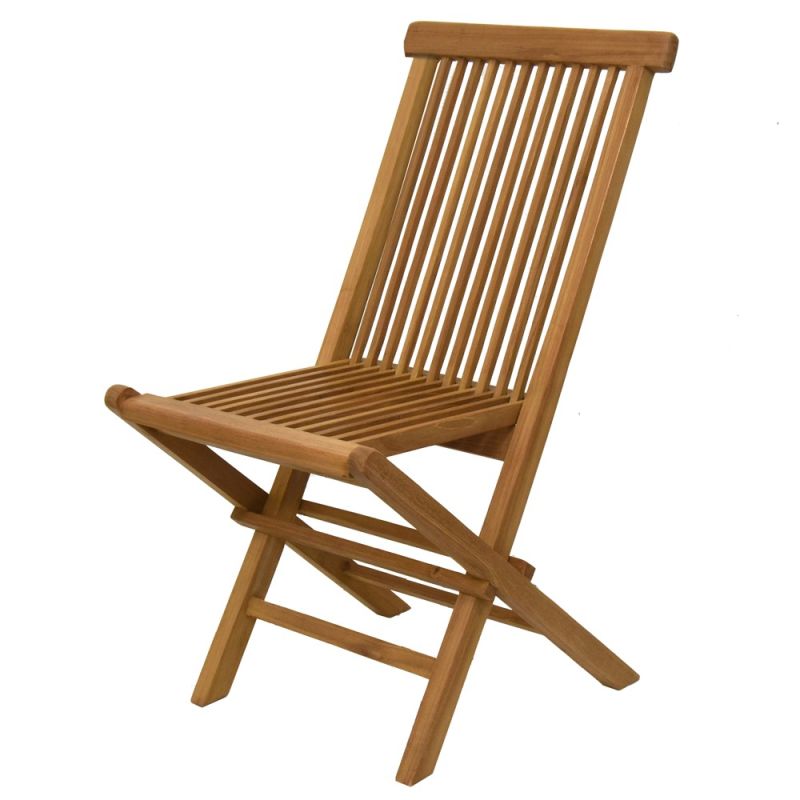 Java folding chair, teak wood, brown, 63x66x100 cm | Megatek