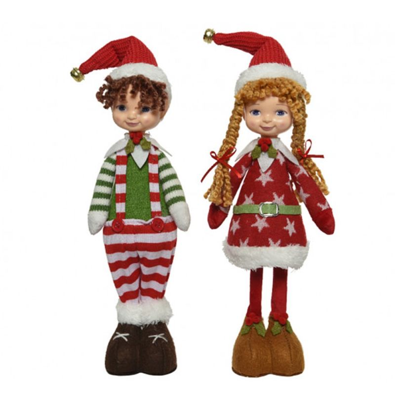 Decorative elf, polyester, different colors, 40 cm | Megatek