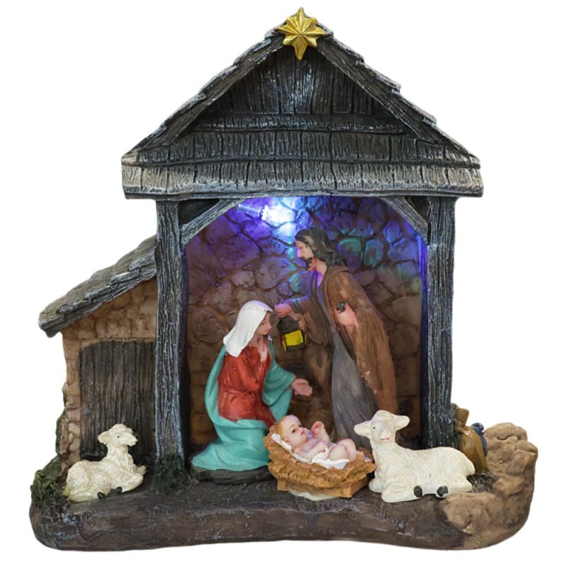 Christmas decoration scene, ceramics, different colors, 19.5