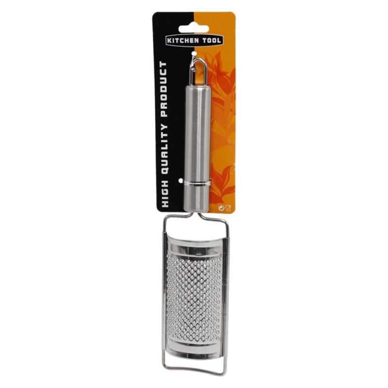 Hand grater, stainless, silver, 24 cm | Megatek