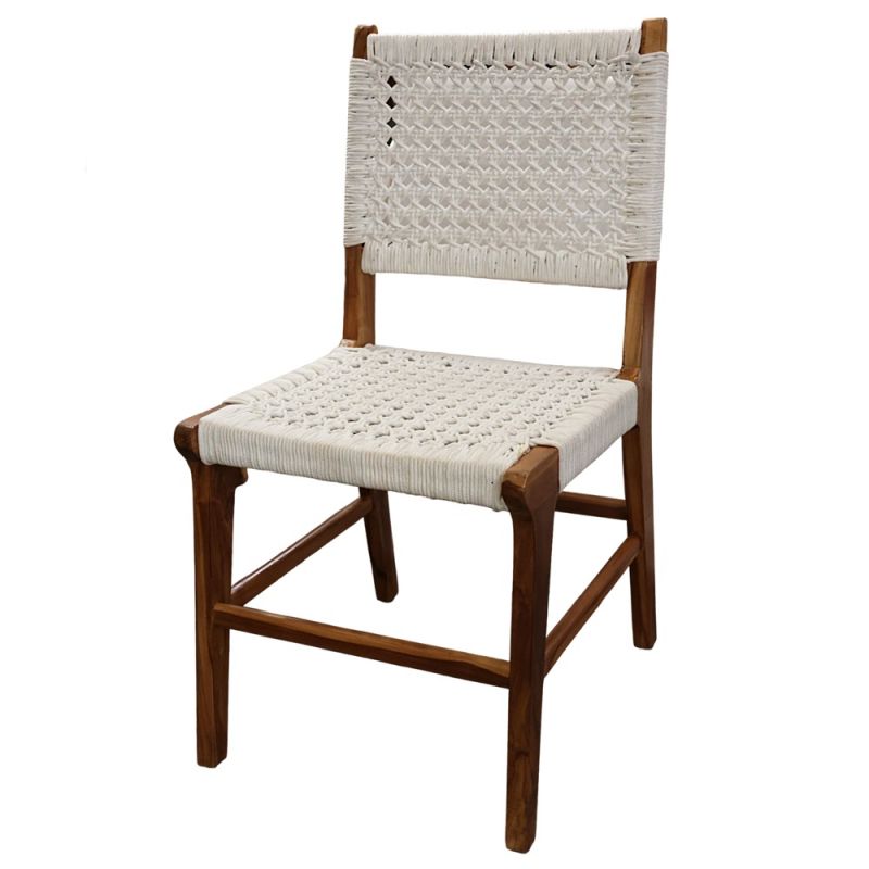 Chair Kios, teak wood, natural brown, 45x55xH95 cm | Megatek