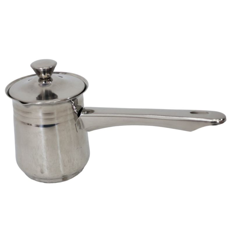 Coffee triple pot with lid, stainless, silver, 180ml/Dia.6.5