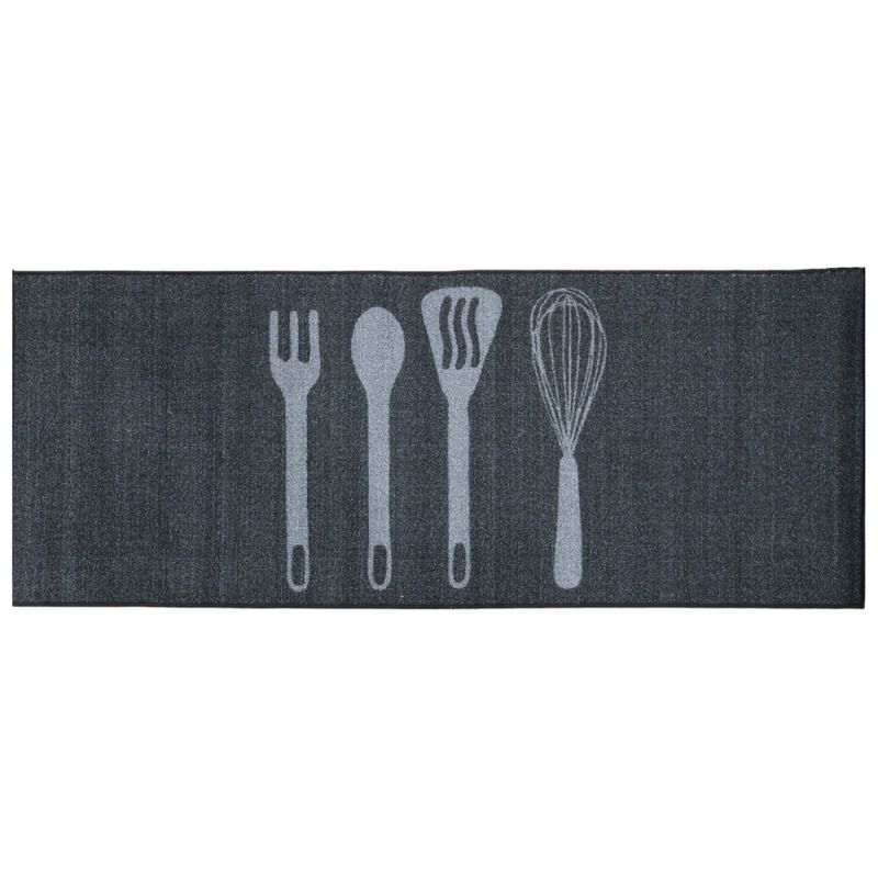 Kitchen aisle, polyester, dark gray, 57x200 cm | Megatek