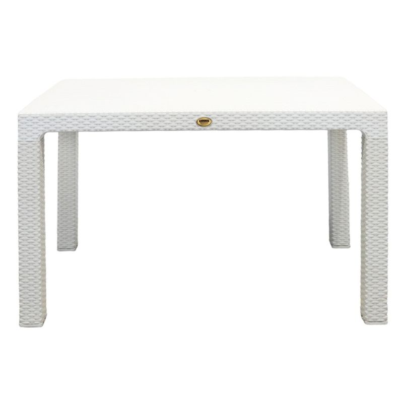 Rectangular table, plastic, white, 70x12 | Megatek
