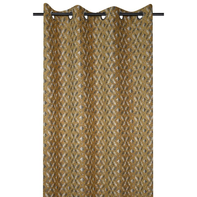 Perde e plotë Bonifacio, poliestër, kafe (Camel brown), 140x