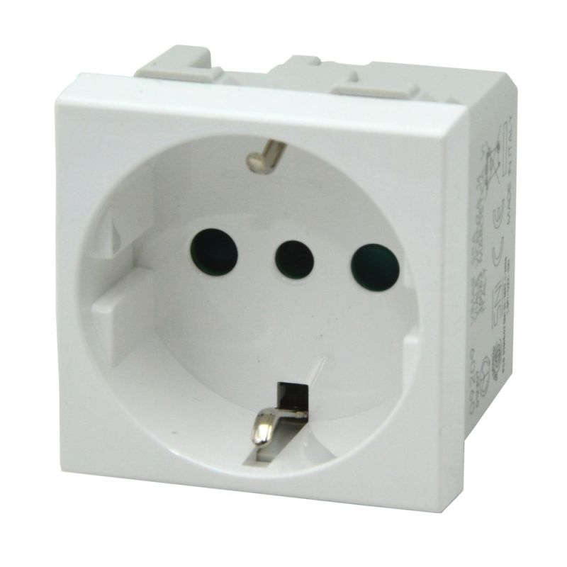 Shuko socket, Vimar, NEVE, 2P+T, 16A, 2M | Megatek