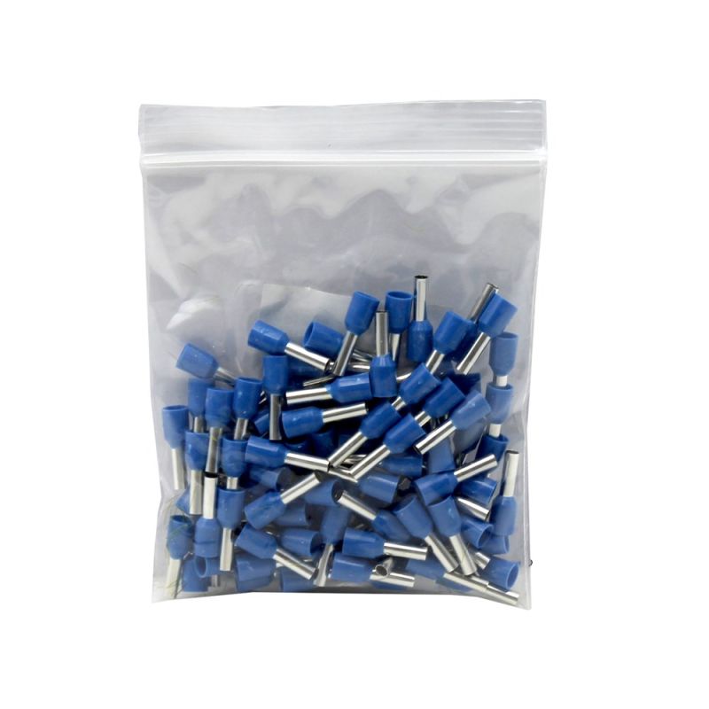 Insulated tube terminal, 4 mm², copper / plastic, 100 pcs