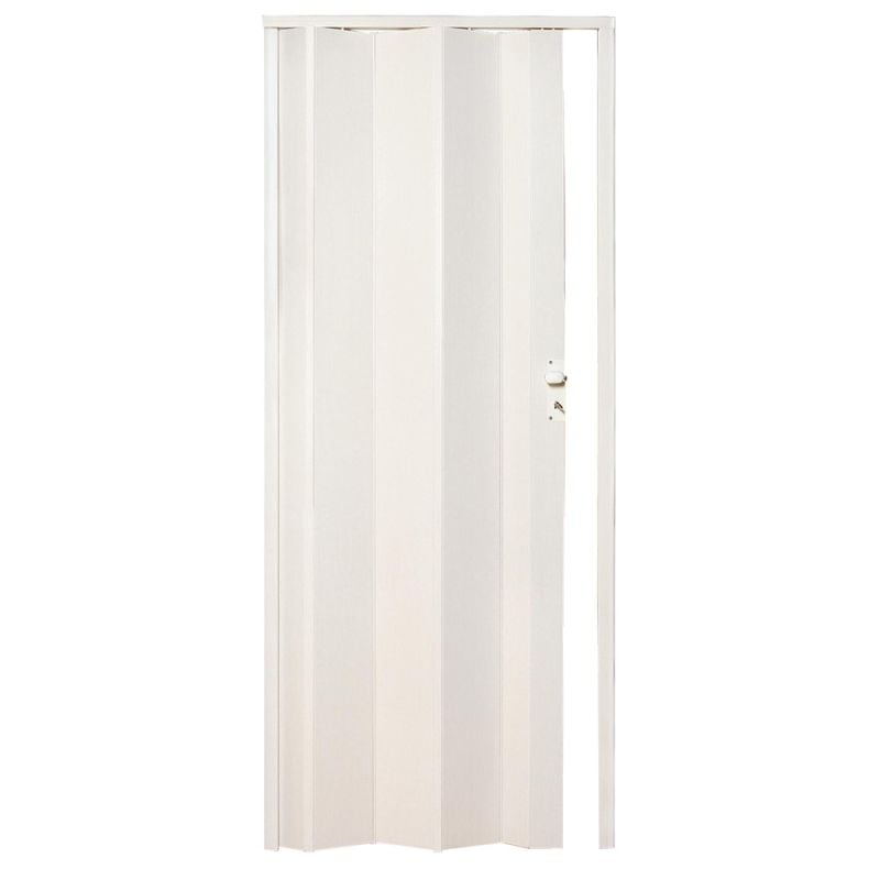 Dere fizarmonik, PVC, me bravë alumini, 83x214 cm, ngyrë e h